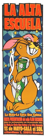 Frank Kozik is coming to NZ speak to me. | Bunny Eats Design