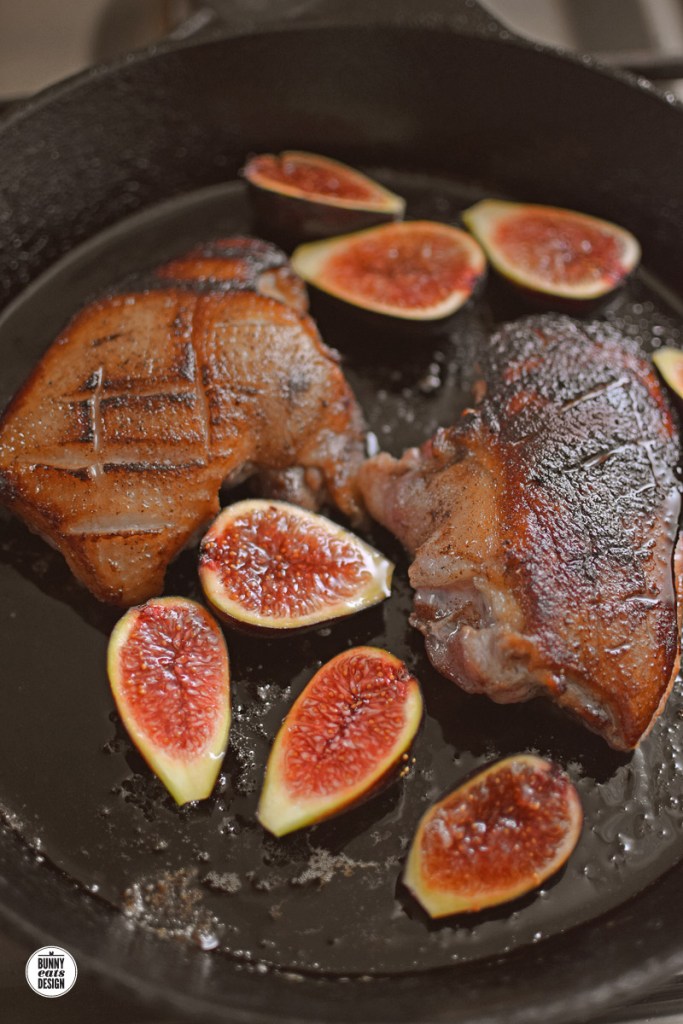 Spiced duck with honey roasted figs | Bunny Eats Design