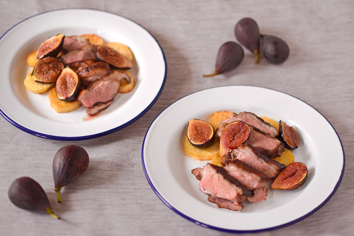 Spiced duck with honey roasted figs | Bunny Eats Design