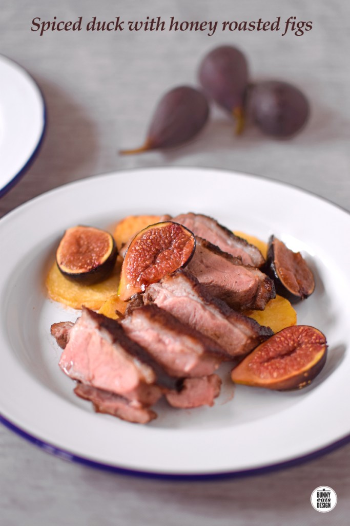 Spiced duck with honey roasted figs | Bunny Eats Design