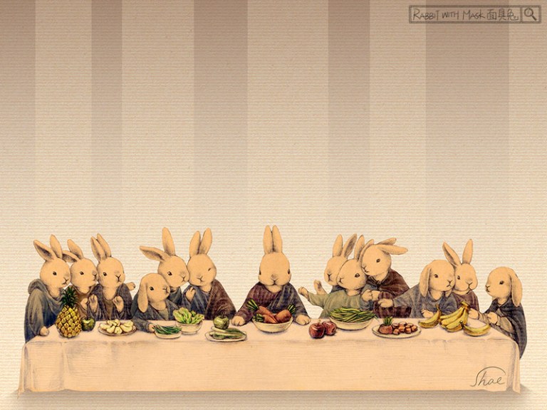 Monday Bunday: Rabbit With Mask – Exclusive Interview | Bunny Eats Design