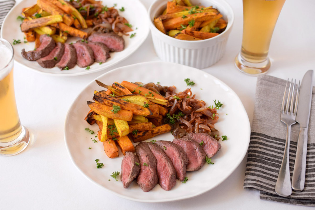 Fancy Steak and Chips | Bunny Eats Design