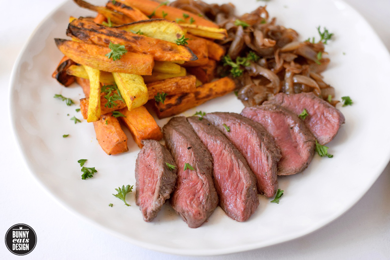 Fancy Steak and Chips | Bunny Eats Design